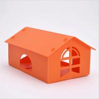 China Customized Reusable  Plastic Corrugated Storage Box Orange Hollow Sheet Archival Carton for sale