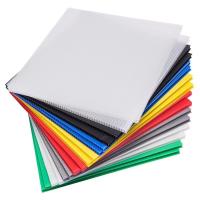 China Waterproof Plastic Hollow Sheet 2MM PP Corrugated Board Storage Moving Shipping Box for sale