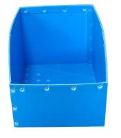 China PP Corrugated Plastic Moving Boxes Box Honeycomb Sheet For Archival  Bin for sale