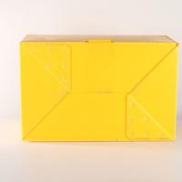 China Yellow Corrugated Plastic Turnover Box Hollow Pp Carton Waterproof Packing Bin for sale