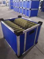 China Strong Hardness Plastic Corrugated Box Blue Waterproof Plastic Turnover Bin for sale