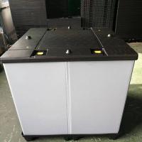 China Durable 100L Plastic Coaming Box Lightweight PP Plastic Folding Container for sale