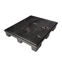 China Heavy Duty Plastic Coaming Box Folding Sleeve Pallet Moving Pallet Container With Lid for sale