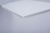 China Clear White PP Hollow Sign Berrerage Pallet Board ODM Corrugated Plastic For Greenhouse for sale