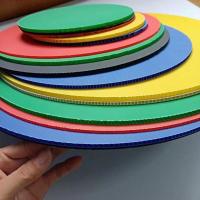 China Corrugated Polypropylene Hollow Sheet Green Folding Correx Box for sale