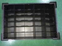 China Waterproof Snap Lock Plastic Dividers Box Plastic Divider Container Carton For Storage for sale