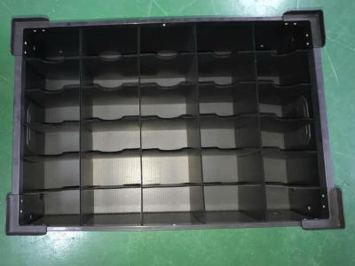 China Waterproof Snap Lock Plastic Dividers Box Plastic Divider Container Carton For Storage for sale