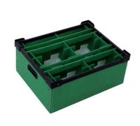 China Plastic Turnover Box Partition And Dividers For Electronic Parts Corrugated Hollow Sheet for sale