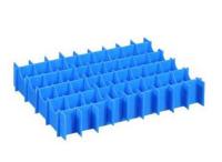 China Durable Plastic Turnover Box Divider And Partition PP Corrugated Hollow Board Crate for sale