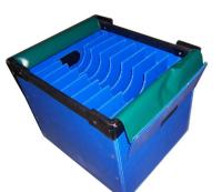 China Plastic Turnover Box PP Hollow Sheet Corrugated Board Lining Partition Carton for sale