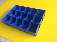 China Plastic Dividers Box PP Corrugated Hollow Board Cutcard Spacer Blade Clamp for sale