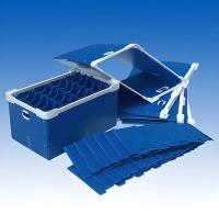 China Plastic Dividers Box Corrugated PP Sheet Storage Carton With Partition for sale