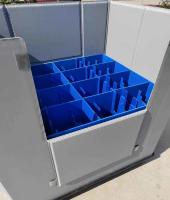 China Sleeve Pallet PP Plastic Corrugated Foldable Boxes Rectangular Honeycomb Sheet Container for sale