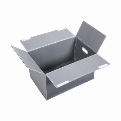 China Plastic Turnover Box PP Hollow Sheet Corrugated Board Hand Totes Container for sale