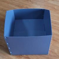 China Polypropylene Stackable Warehouse Bins Corrugated Fluted Board PP Totes Box for sale