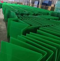 China Anti Pressure Anti Corrosion Plastic Corrugated Box Green PP Hollow Sheet for sale