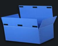 China Plastic Stackable Corrugated Box Packing Storage For Businesses for sale