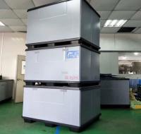 China 400kg Capacity Plastic Pallet Box For Storage And Shipping for sale