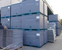 China Plastic Pallet Box PP Corrugated Sheet Honeycomb Board Folding Shipping Container for sale
