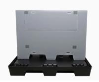 China Foldable Sleeve Collapsible Easy Logistics Storage Plastic Pallet Box for sale