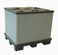 China Stackable Folding Pallet Container Logistics Collapsible HDPE Plastic Pallet Box for sale