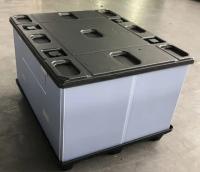 China Lightweight Double Layer Plastic Pallet Box With Vacuum Forming For Logistics for sale
