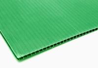 China Plastic Sheet PP Hollow Sheet Twin Wall Corrugated Core Fluted Advertisement Printing for sale