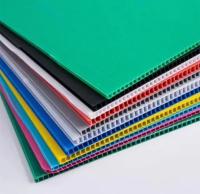 China PP Hollow Waterproof Board Plastic Corrugated Sheet Coroplast Board for sale