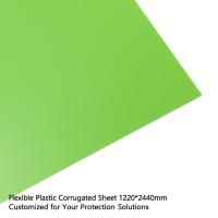 China Flexible Plastic Corrugated Sheet 1220*2440mm Customized for Your Protection Solutions for sale