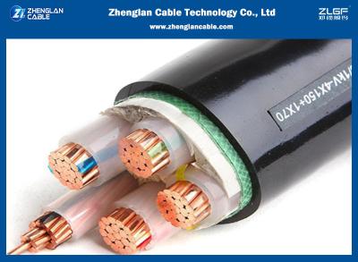China 0.6/1kV Low Voltage Power Cable Fire Resistant LSOH 3x120 2x50sqmm for sale