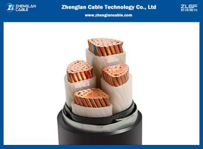 China 0.6/1kv NYY 4 Core Copper Aluminum Conductor Cable XLPE PVC Underground Armoured 4x50sqmm for sale