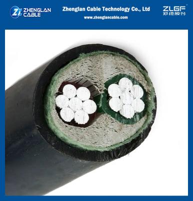 China 1kv Aluminum Power Cable Unarmored PVC Sheathed 2x10mm2 IEC60502-1 IEC60332-1 for sale