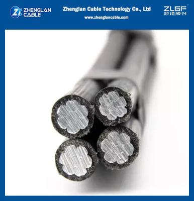 China Drop Wire ABC Aerial Bundled Cables 50 Sqmm 35 3 Phase Aluminium Conductor Triplex for sale