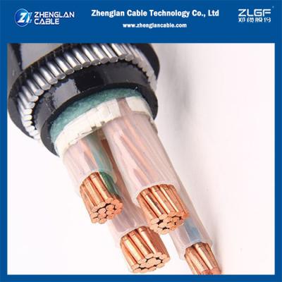 China 1kv Low Voltage Power Cable 4*35mm2 XLPE Insulated SWA Armored Power Cable IEC60502-1 for sale
