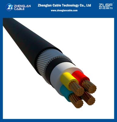 China 0.6/1kv LV Low Voltage SWA Armoured Underground Cable 4x95mm2 CU/XLPE/PVC/SWA/PVC IEC60520-1 for sale