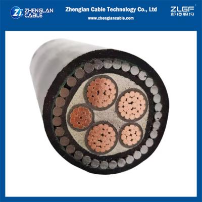 China 0.6/1kv XLPE Insulated SWA Armored Cable 3+2core Cu/xlpe/pvc/swa/pvc 3x25+2x16mm2 IEC60502-1 / IEC60228 for sale