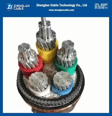 China NA2XRY YJLV32 0.6/1KV LV CU/AL XLPE Insulation SWA PVC Sheath 3 Cores 95mm2 Power Cable for sale