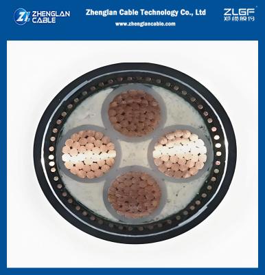 China 4 Cores Power Cable 95mm2  CU/AL Conductor  Insulation PVC/XLPE Voltage Rating 0.6/1kV And 1.9/3.3kV With PVC Insulation for sale