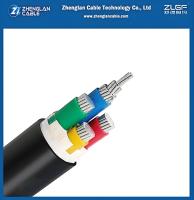 China Low Voltage Aluminum Cable YJLV multi core 0.6/1kv AL/XLPE/PVC 4X120mm2 aluminum conductor xlpe insulated pvc sheath for sale