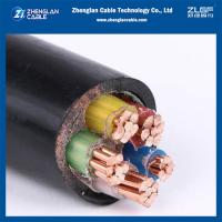 China NYY/YVV 5x185mm2 IEC60502-1 PVC Insulated Low Voltage Power Cable Unarmored for Fixed Installations for sale