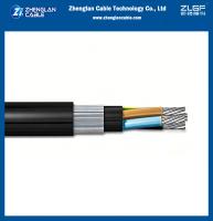 China 0.6/1kv 4 core Aluminum Steel wire Armored Power Cable  AL/XLPE/PVC/SWA/PVC 4x25mm2 IEC60502-1 for sale