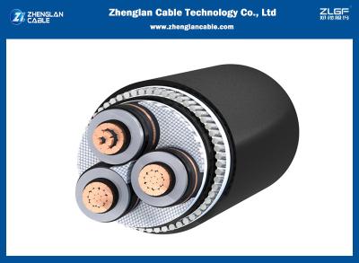 China 33KV Cu XLPE SWA PE 3x95SQMM Medium Voltage Power Cables for sale