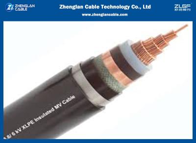 China Monoconductor 15 KV 100% SWA/STA/ XLPE Insulated Power Cable 1x50sqmm IEC60502-2 for sale