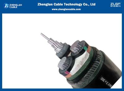 China 19/33kv 3x120mm2 SWA aluminium armored cable MV Underground Cable BS 6622/BS 7835/IEC 60502/VDE 0276 for sale