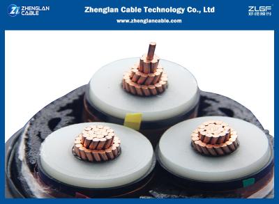 China Copper Or Aluminum Conductor Medium Voltage Power Cables 26/35KV XLPE 3X240mm2 IEC60502-2 for sale