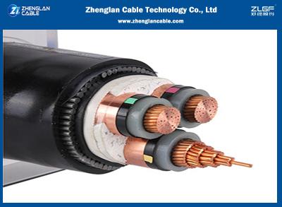 China AL/CU 3C Armoured Power Cable XLPE Insulated PVC Sheathed 3.6KV - 35KV Underground for sale