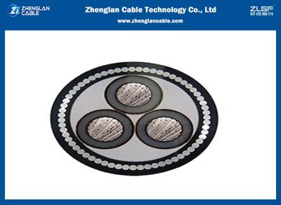 China 12.7/22(24)KV 3Cx185sqmm Multi XLPE Insulation Cable 12/20(24)KV IEC60502-2 for sale
