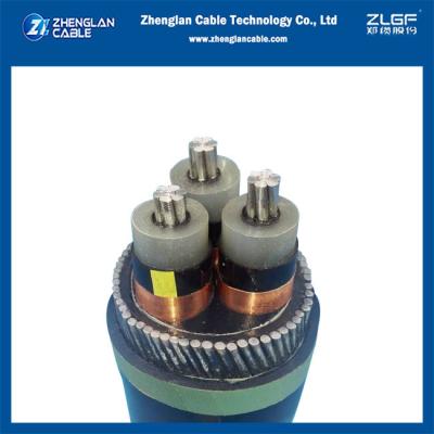 China 6-35KV 3 Core Aluminum Cable Al/SC/XLPE/SC/CTS/PVC VDE0276/IEC 60502 Part 2 for sale