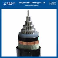 China 18 / 30KV 25kv Aluminum Power Cable Xlpe Insulated Hdpe Sheathed 1x240 / 20mm2 for sale