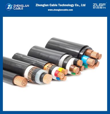 China Medium Voltage XLPE Insulated Power Cable N2XSY/NA2XSY Copper Wire / Tape Screened PVC Outer Sheath DIN VDE 0276-620 for sale